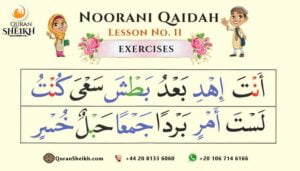 Noorani Qaida Lesson 11: Sukoon Mastery Exercises for Quranic Fluency